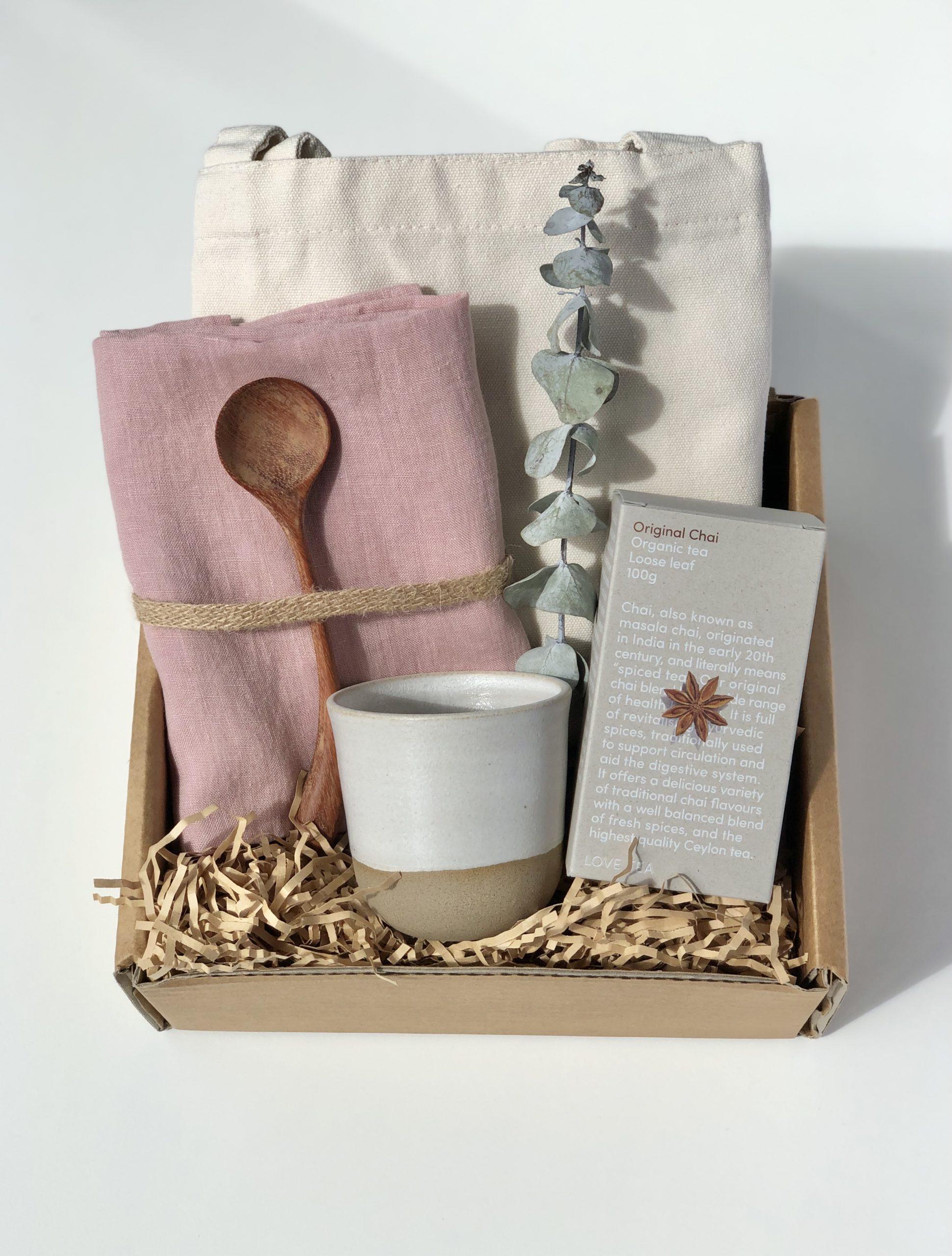 Chai Tea Gift Box – Ceramic Cup & Organic Chai – Melbourne Gift Set